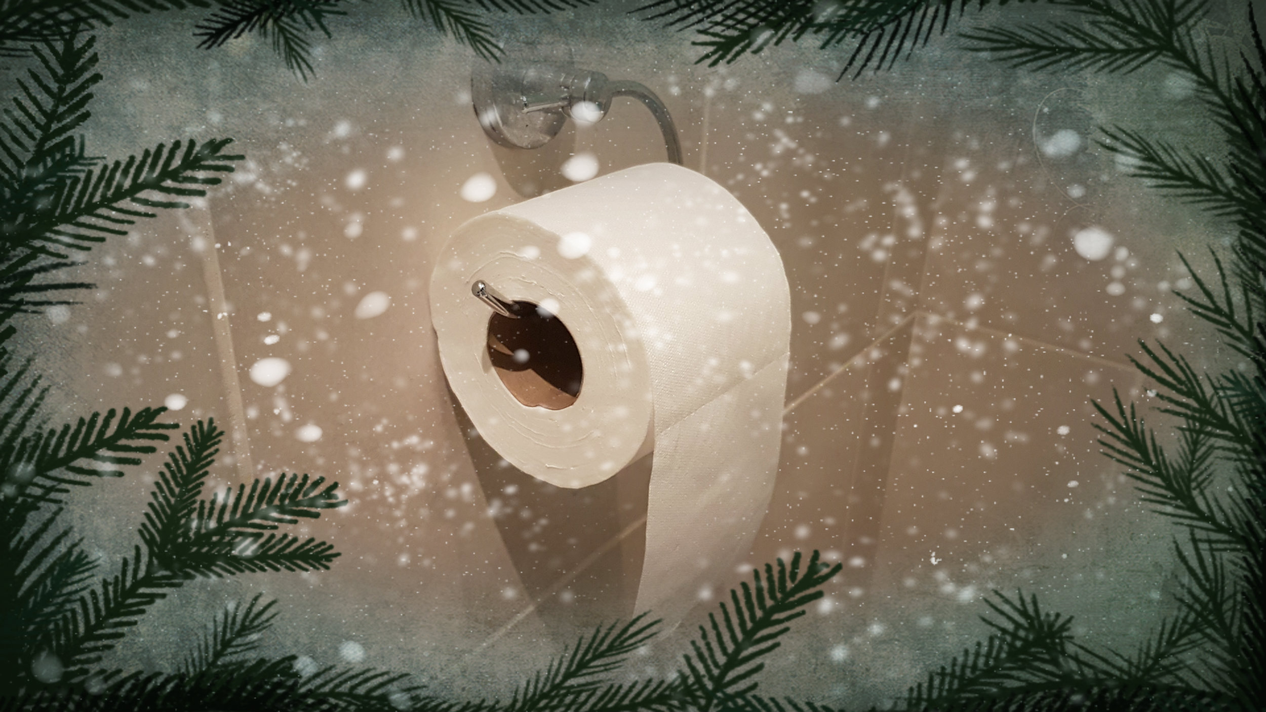 The correct way to hang a loo roll - Christmas special - where art ...